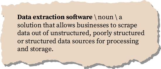 Data Extraction Software: Don't Believe the Hype