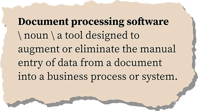 What is Document Processing Software?