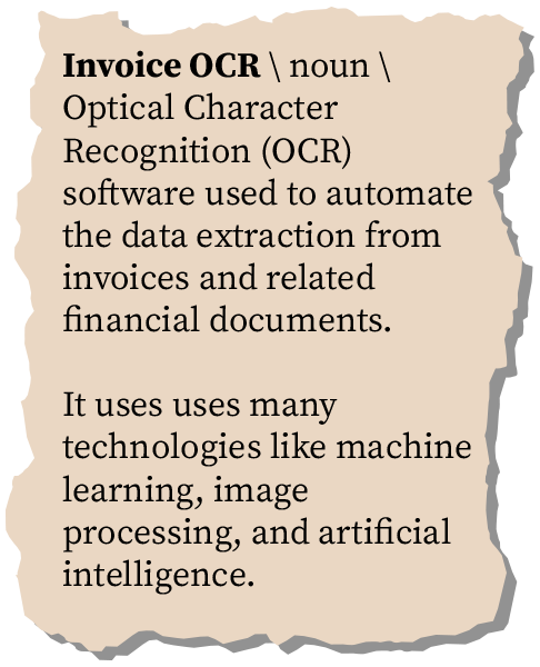 What is OCR Invoice Processing for Accounts Payable?