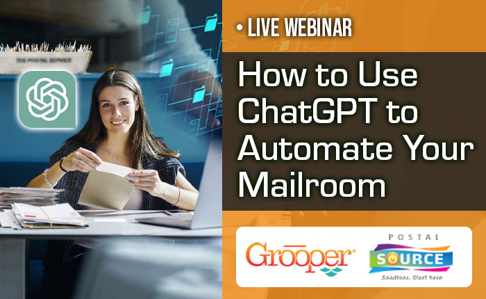 Webinar: How to Use ChatGPT to Automate Your Mailroom Webinar: How to Use ChatGPT to Automate Your Mailroom
